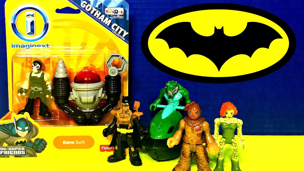 IMAGINEXT Bane Suit Figure BATMAN Gotham City DC Super Friends - YouTube