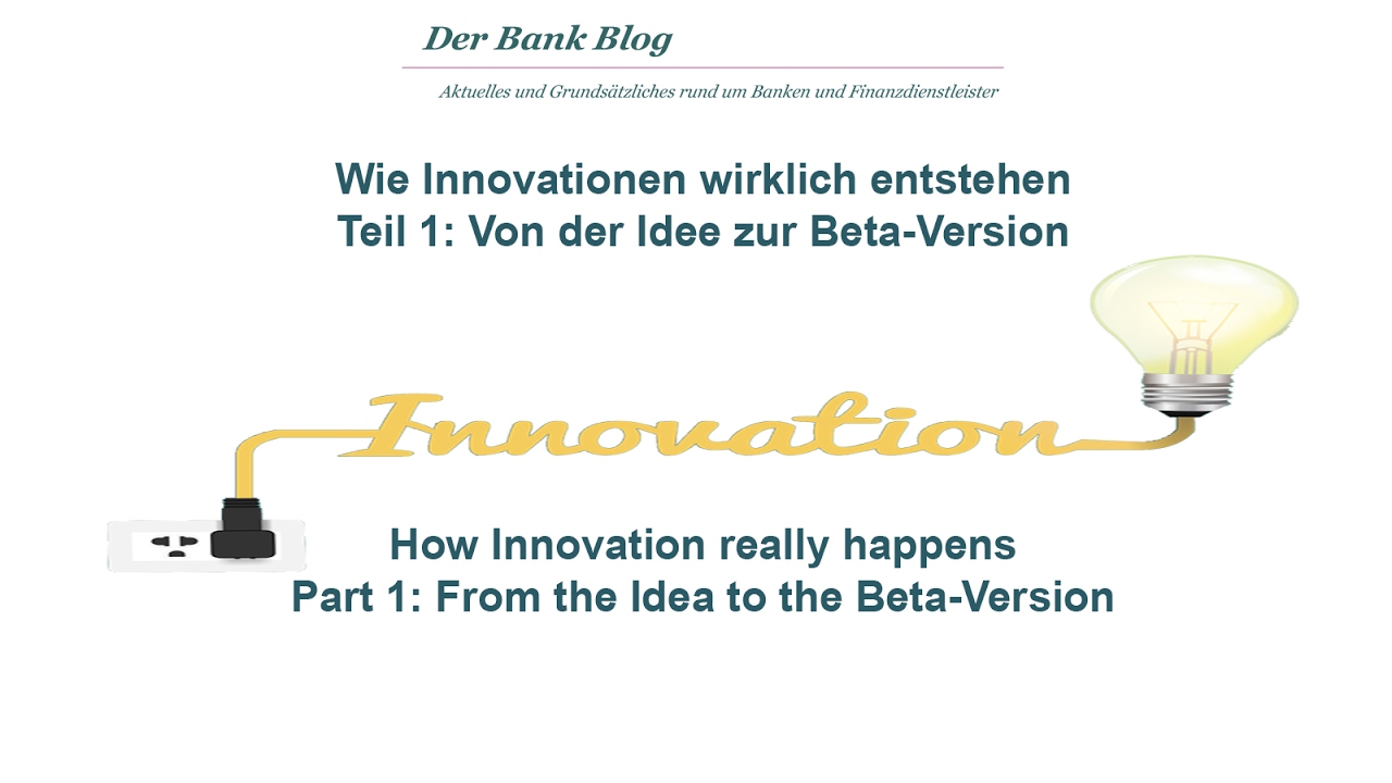 Wie Innovationen wirklich entstehen - How Innovation really happens ...