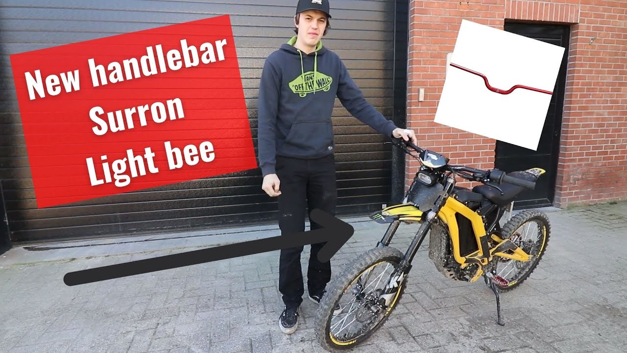 New handlebar for the Surron | Surron Light bee - YouTube