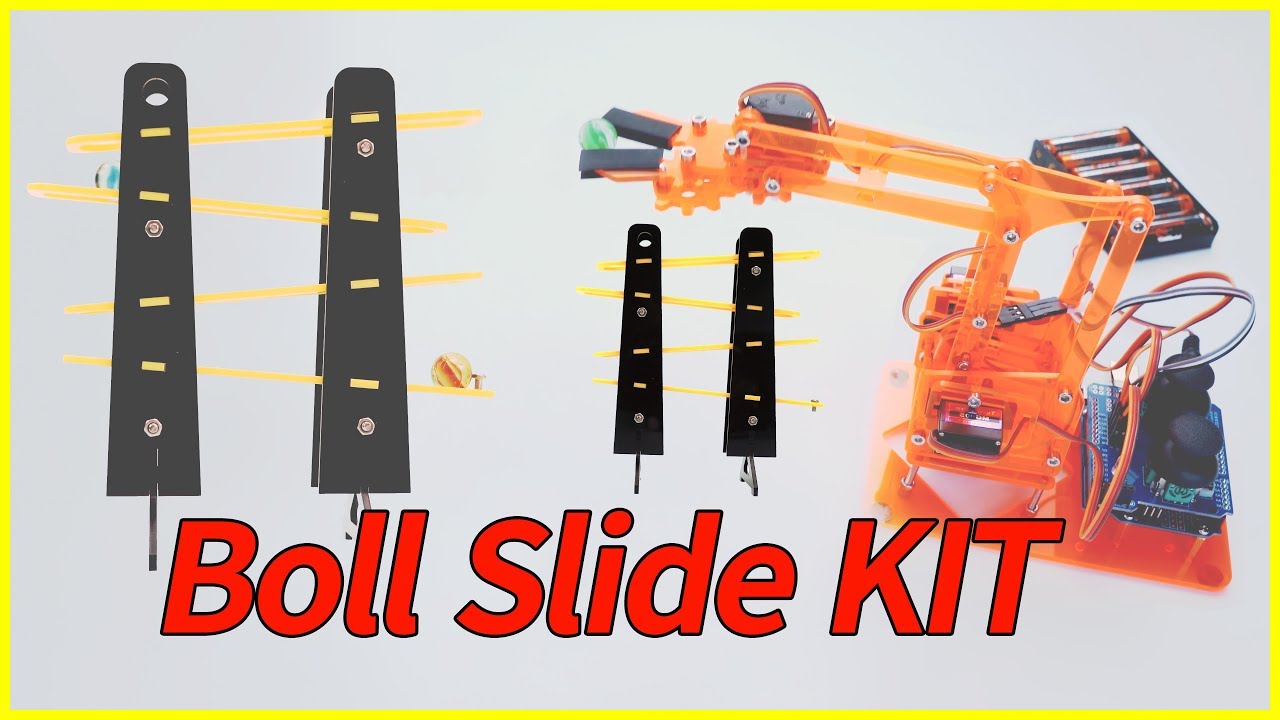 Assembling the Ball Slide for Arduino Robotic Arm - YouTube