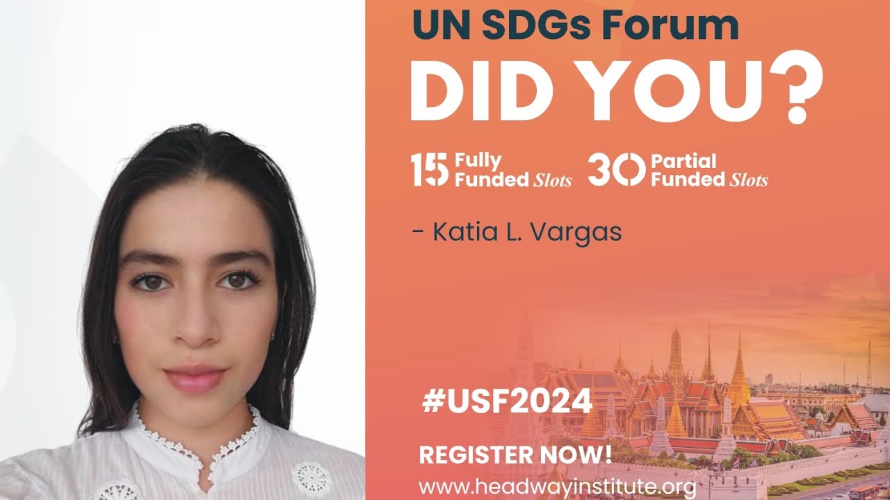 Presentation of social impact plan UN SDGs Forum 2024. #USF2024 # ...