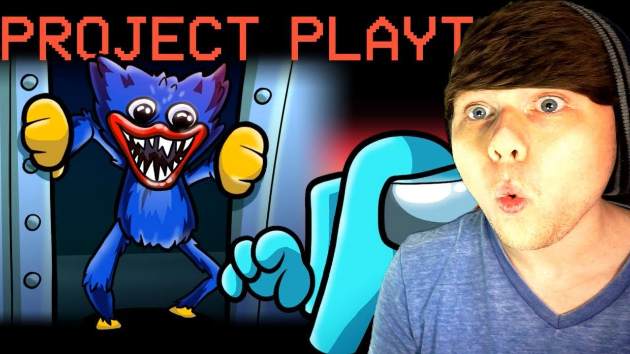Escaping Project Playtime in Among Us @SSundee REACTION! - YouTube