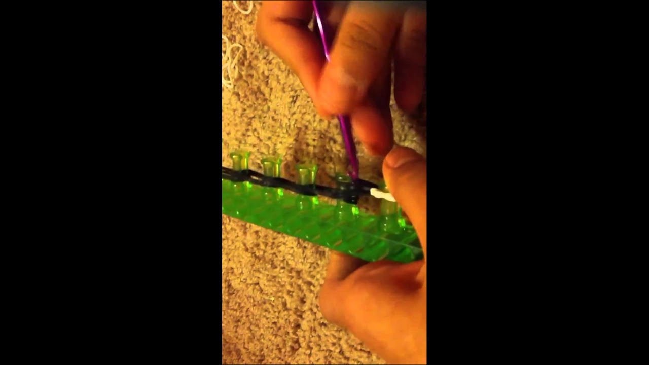 Rainbow loom magic wand charm easy 😄 - YouTube