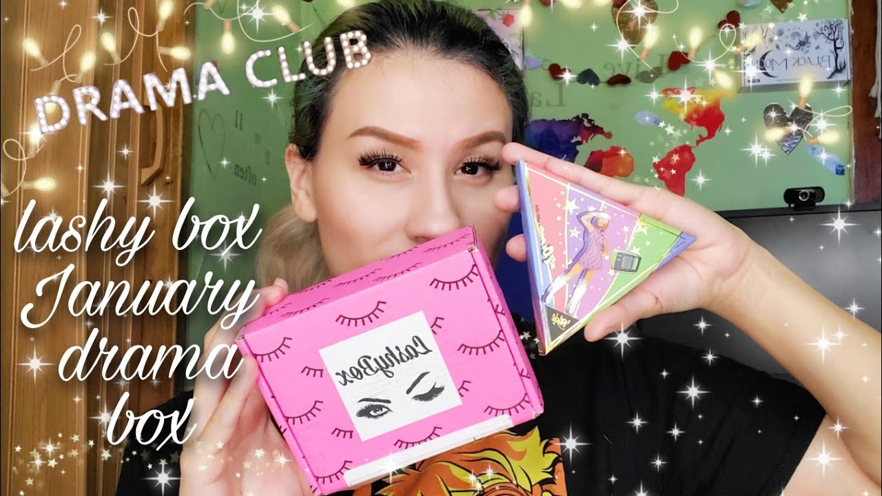 let's unbox lashy box drama box 📦 January 2021 - YouTube