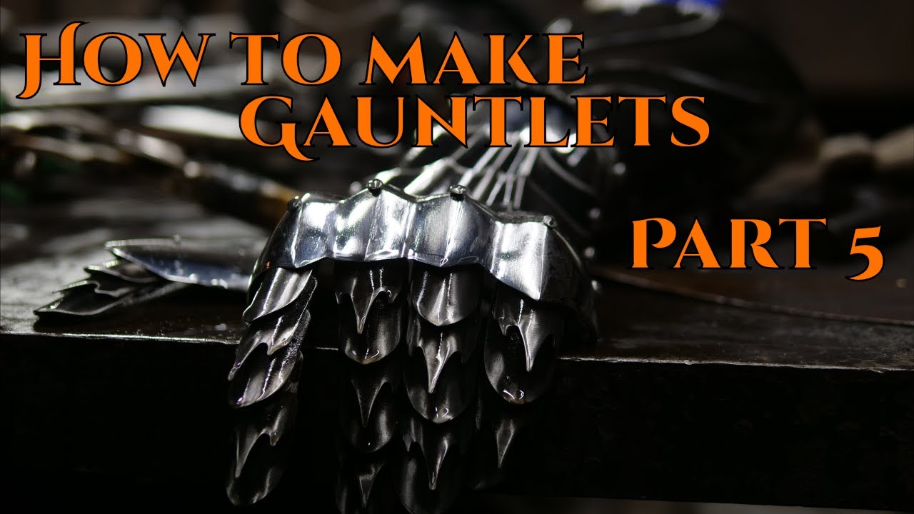 How to Make Gauntlets PART 5 - The Finger Scales - YouTube