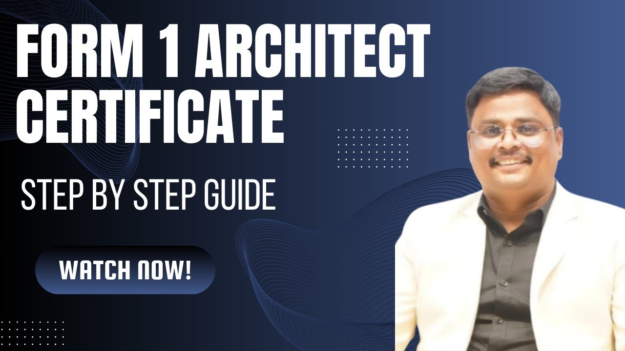 RERA Form 1 Architect Certificate Explained | Complete Guide for ...