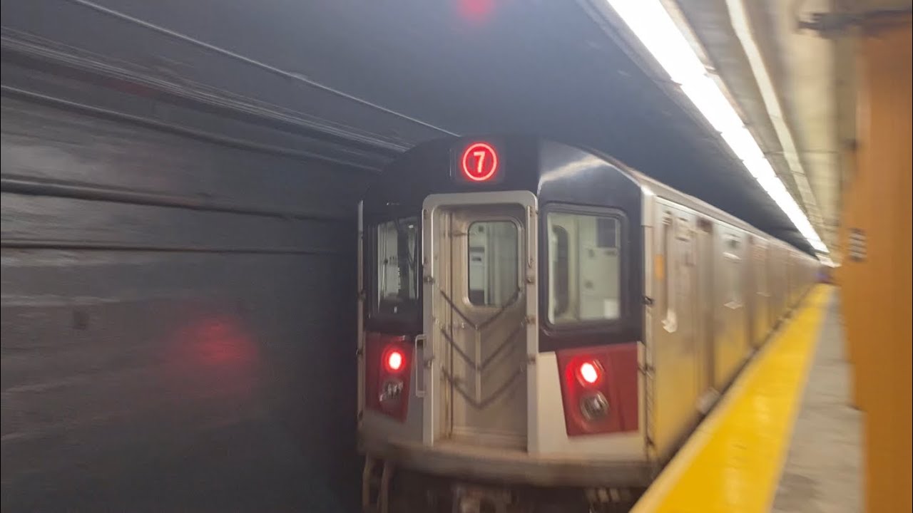 R188 7 train to Vernon blvd Jackson ave - YouTube