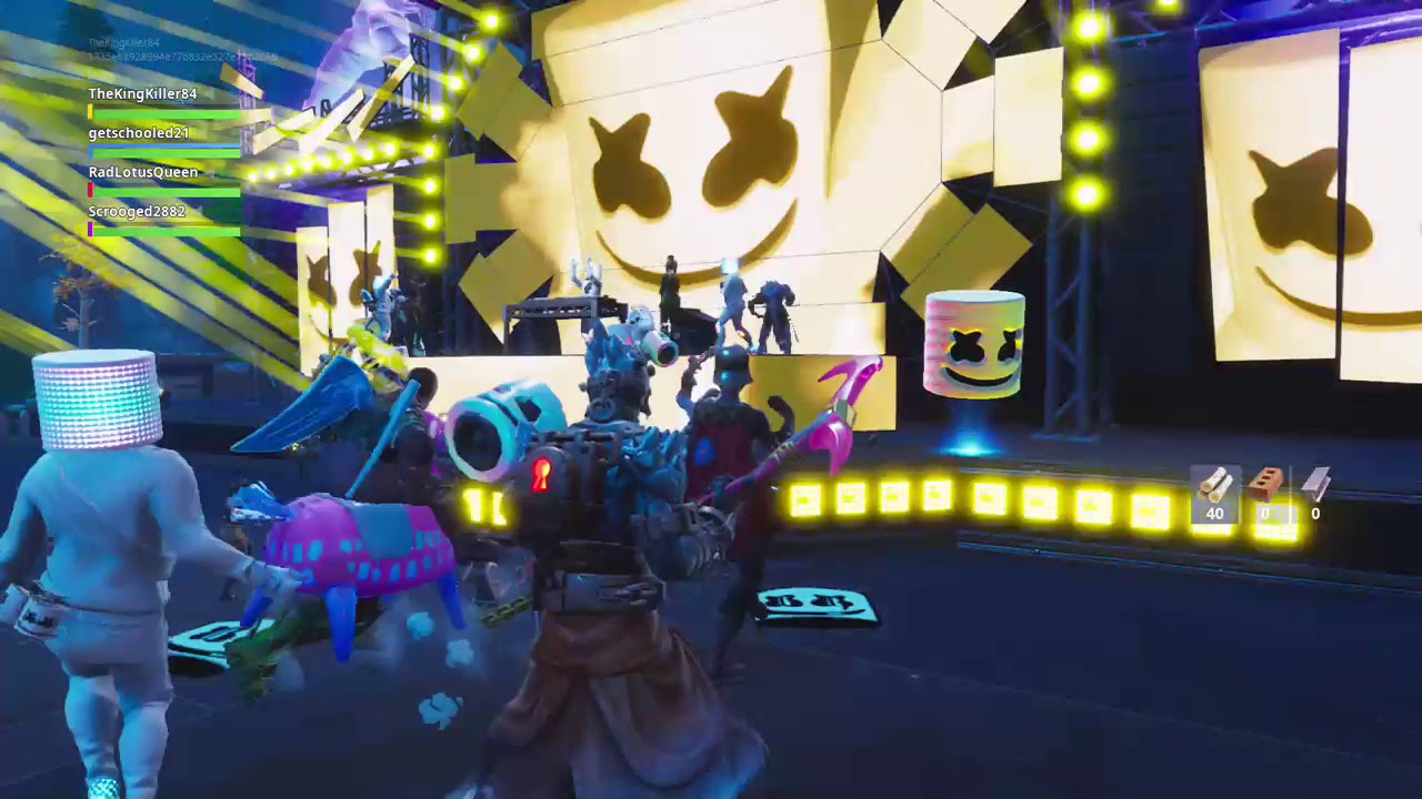Marshmallow event on fortnite - YouTube