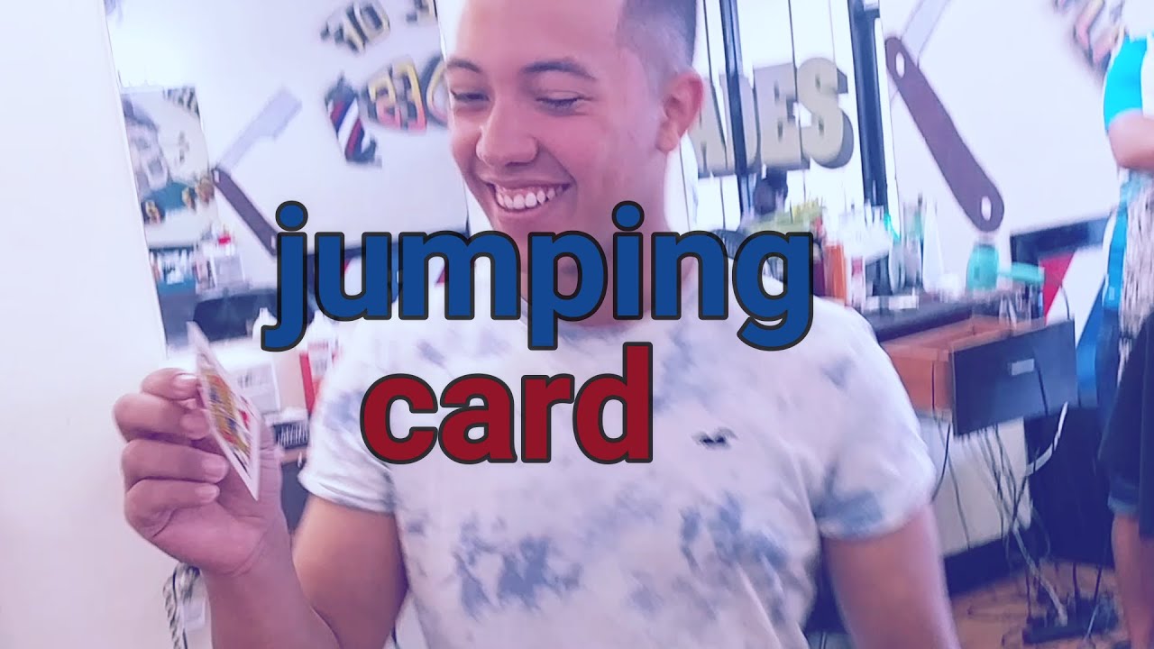 jumping card out of the deck, magic trick (fast performance) - YouTube