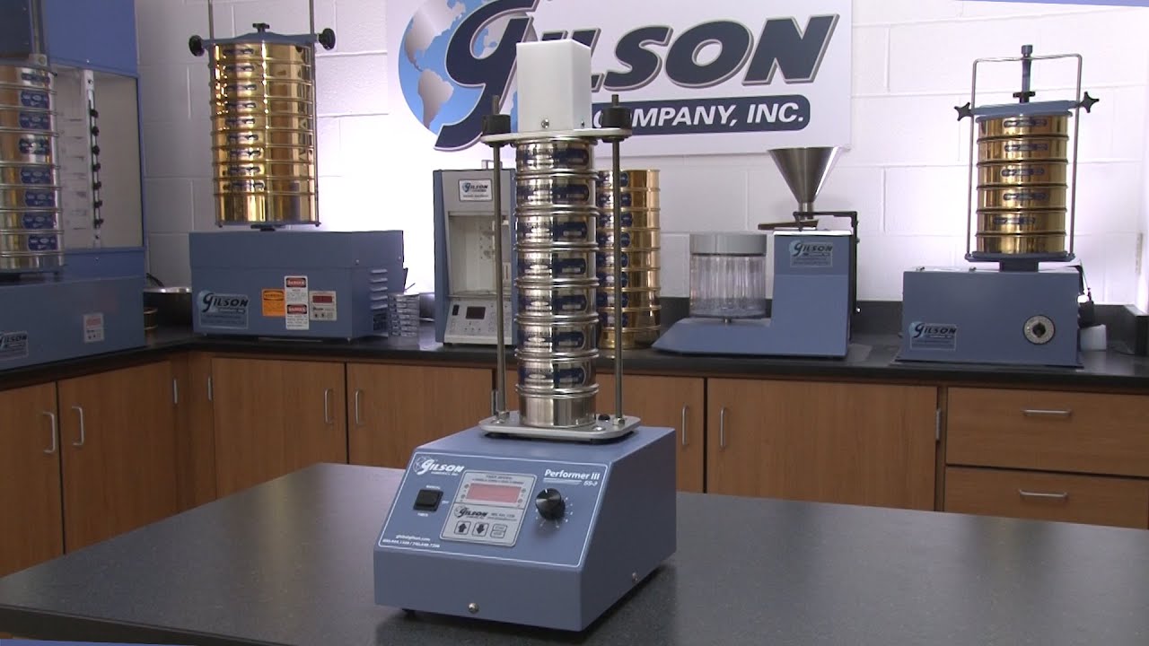 Sieve Shakers: Gilson Performer III 3in Sieve Shaker (SS-3) - YouTube