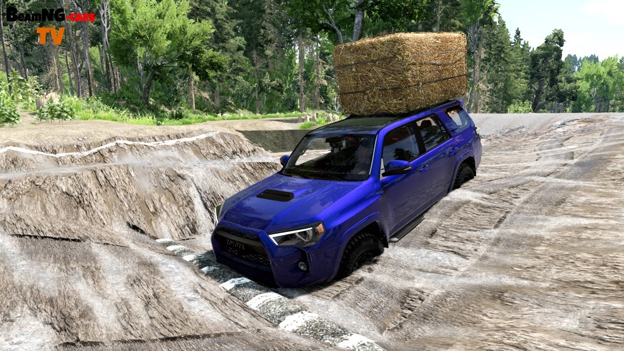 Cars vs Massive Speed Bumps and Mud #2 beamng drive ☆ beamng-cars TV ...