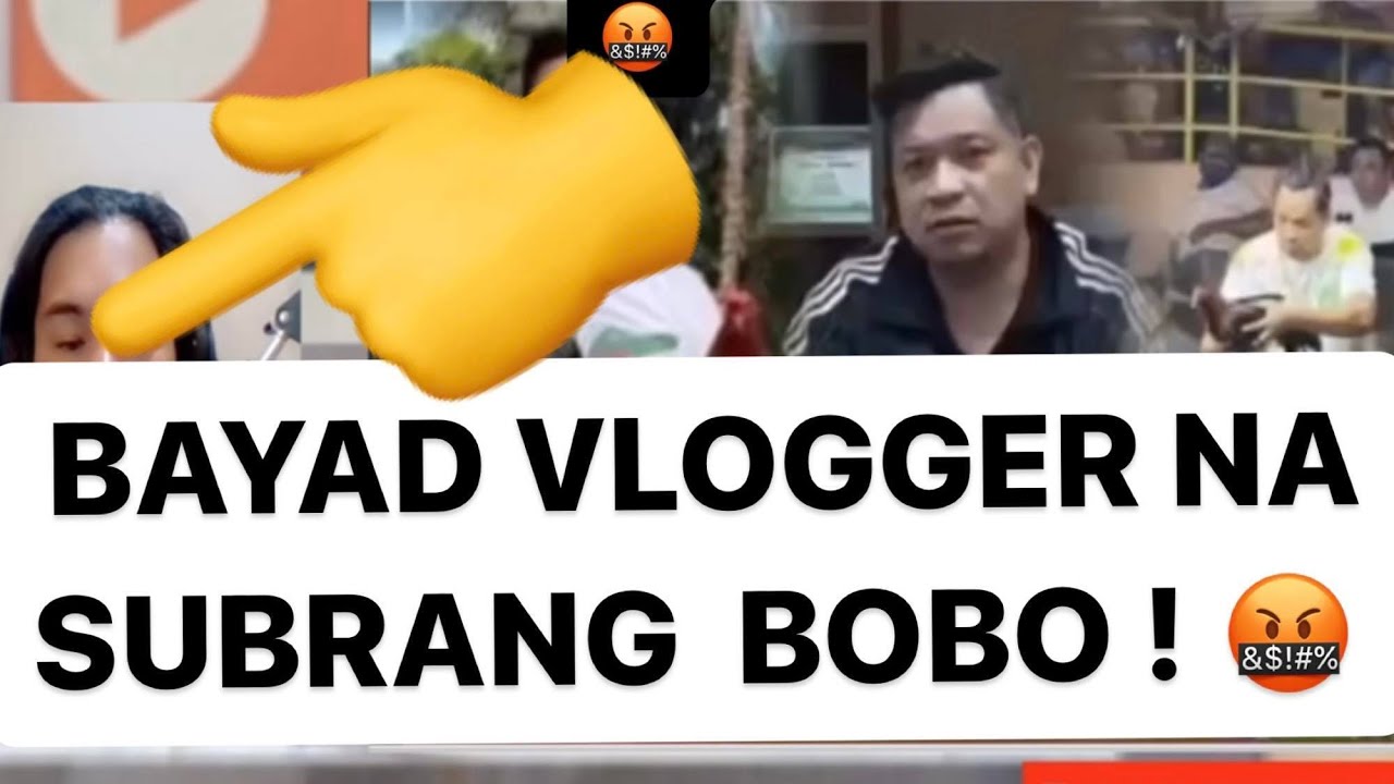 CEZANNE FRITZ DIAZ SINIRAAN NG MGA BAYAD NA MGA VLOGGER - YouTube