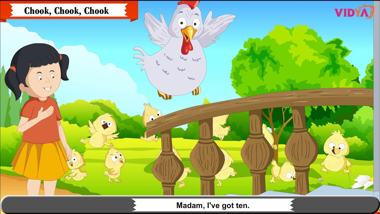 Step-by-Step Rhymes 15 | Chook Chook | Kids Channel | Vidya Prakashan ...