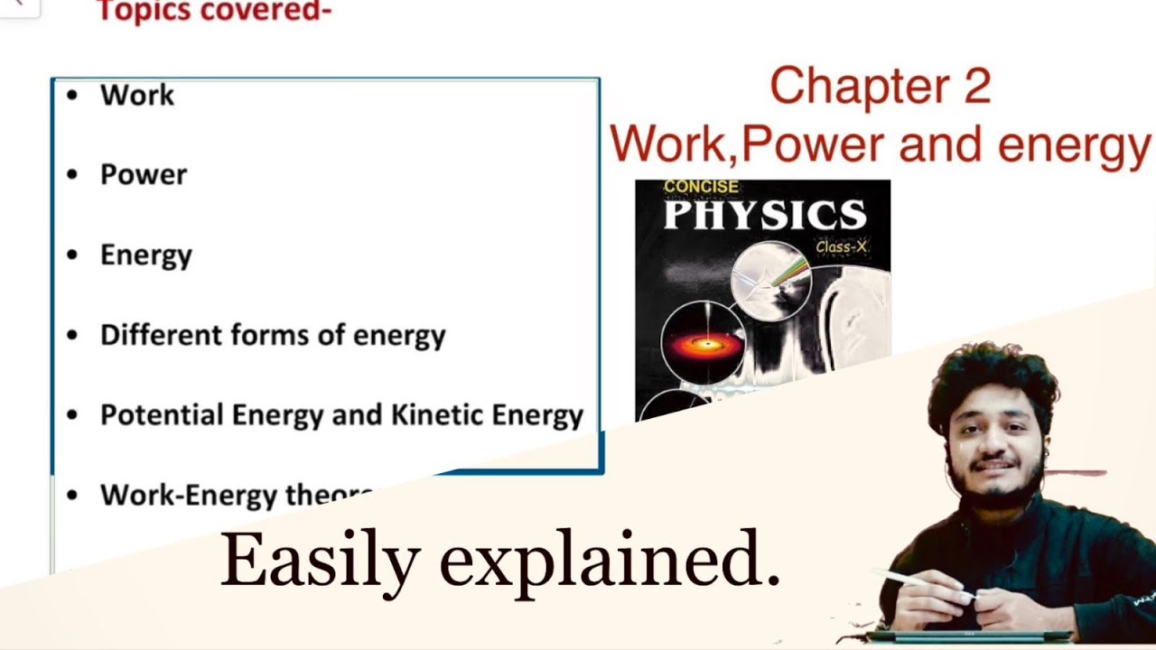 10th icse physics Chapter 2 | Work , Power and energy - YouTube