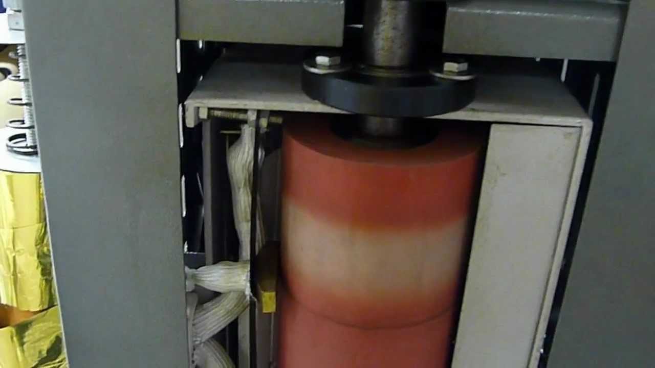 Edge polishing & gilding machine for albums - YouTube