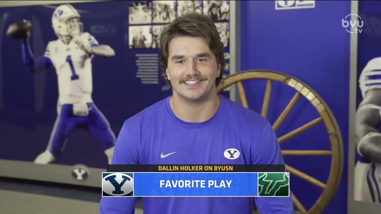 Dallin Holker on BYUSN 9.7.22 - YouTube