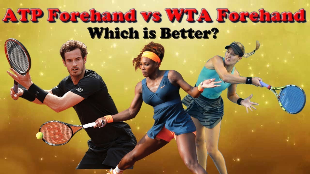 ATP Forehand vs WTA Forehand Which Tennis Forehand is Better - YouTube