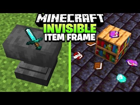 Invisible Item Frame for Minecraft PE and BE🫥. - YouTube