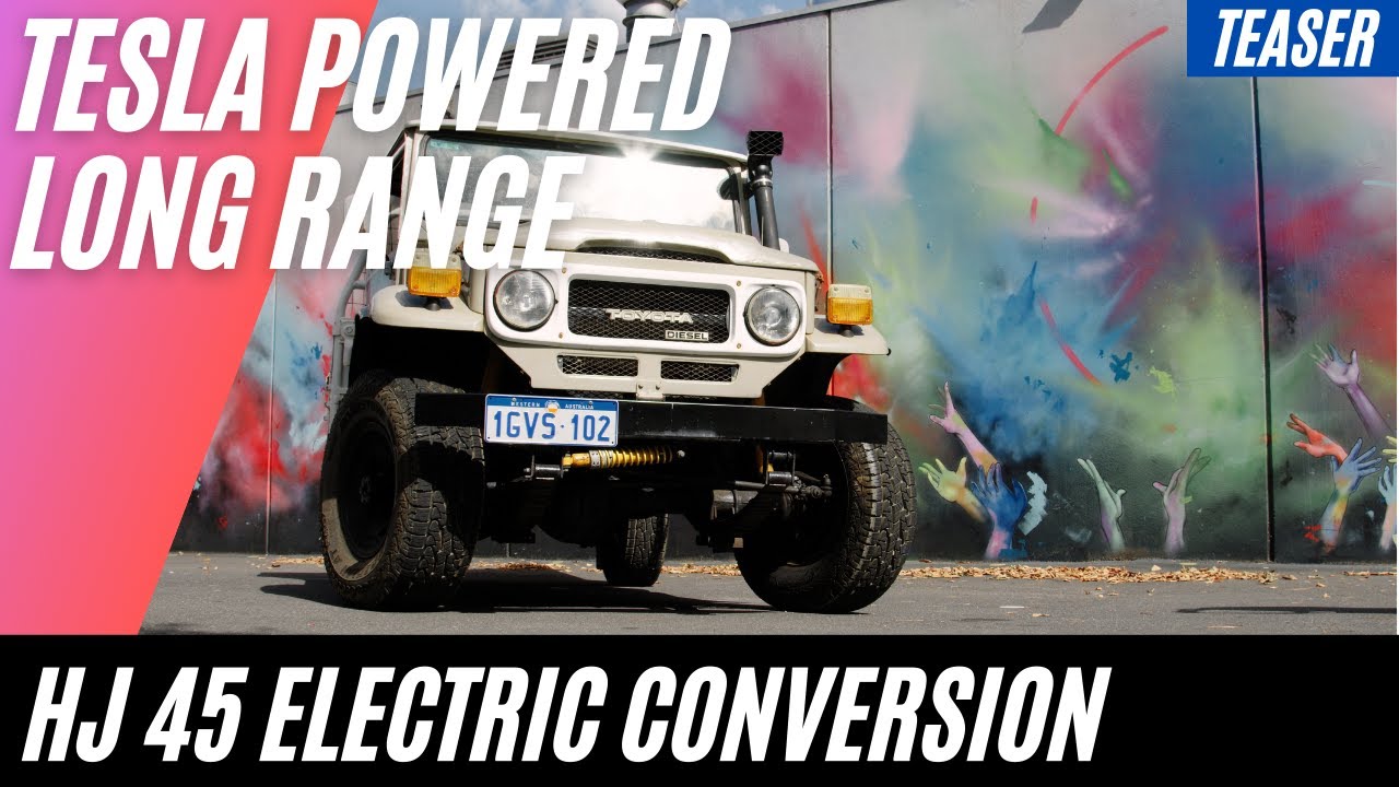 Toyota LandCruiser Electric Car Conversion Teaser - FJ45 Ute to ...