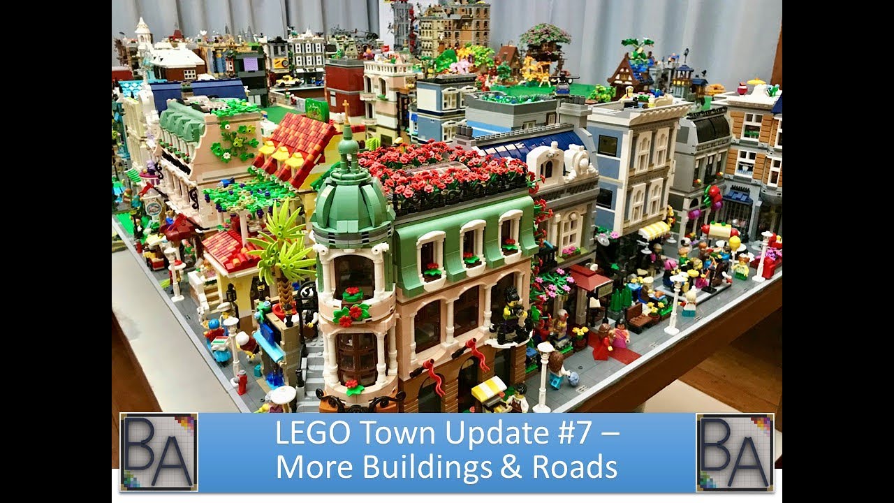 LEGO City Update #7 - Additional Buildings and Roads - YouTube