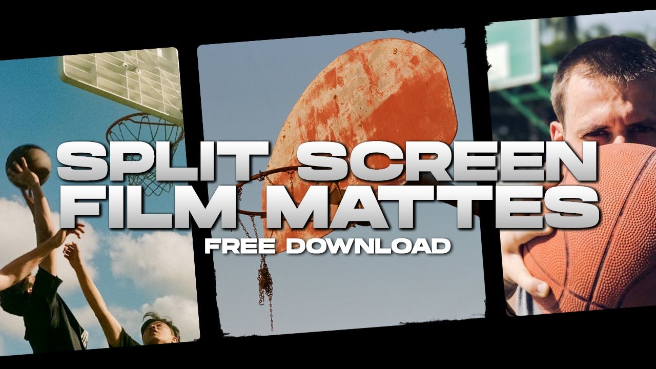 Split Screen Film Matte Pack | 40 FREE Split Screen Overlays - YouTube