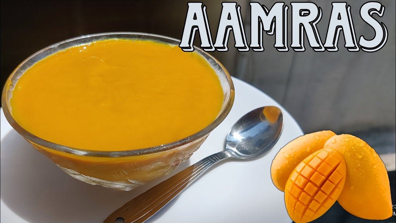 Aamras recipe | How to make aamras at home | Indian sweet dish ...