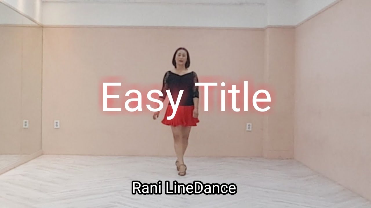 Easy Title LineDance (Absolute Beginner) - Demo - YouTube