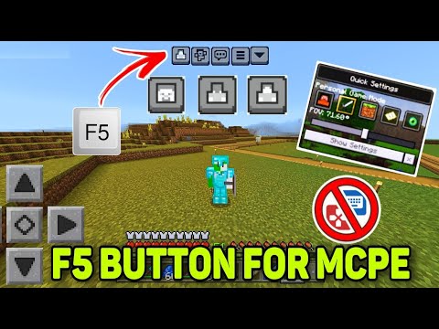 Finally F5 Button Released For Minecraft PE!! - YouTube