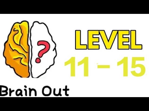 Brain out | Level 11 - 15 | Solving the level 11 to 15 - YouTube