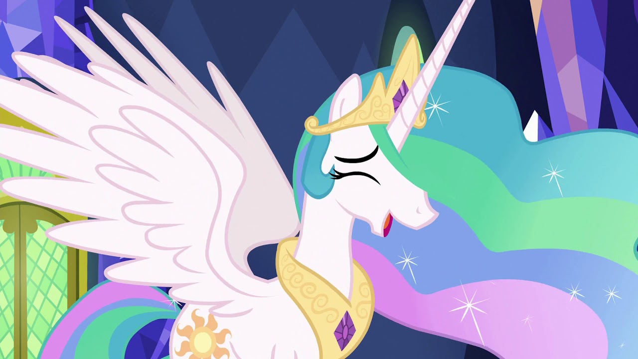 Princess Celestia - (Laughing) - YouTube