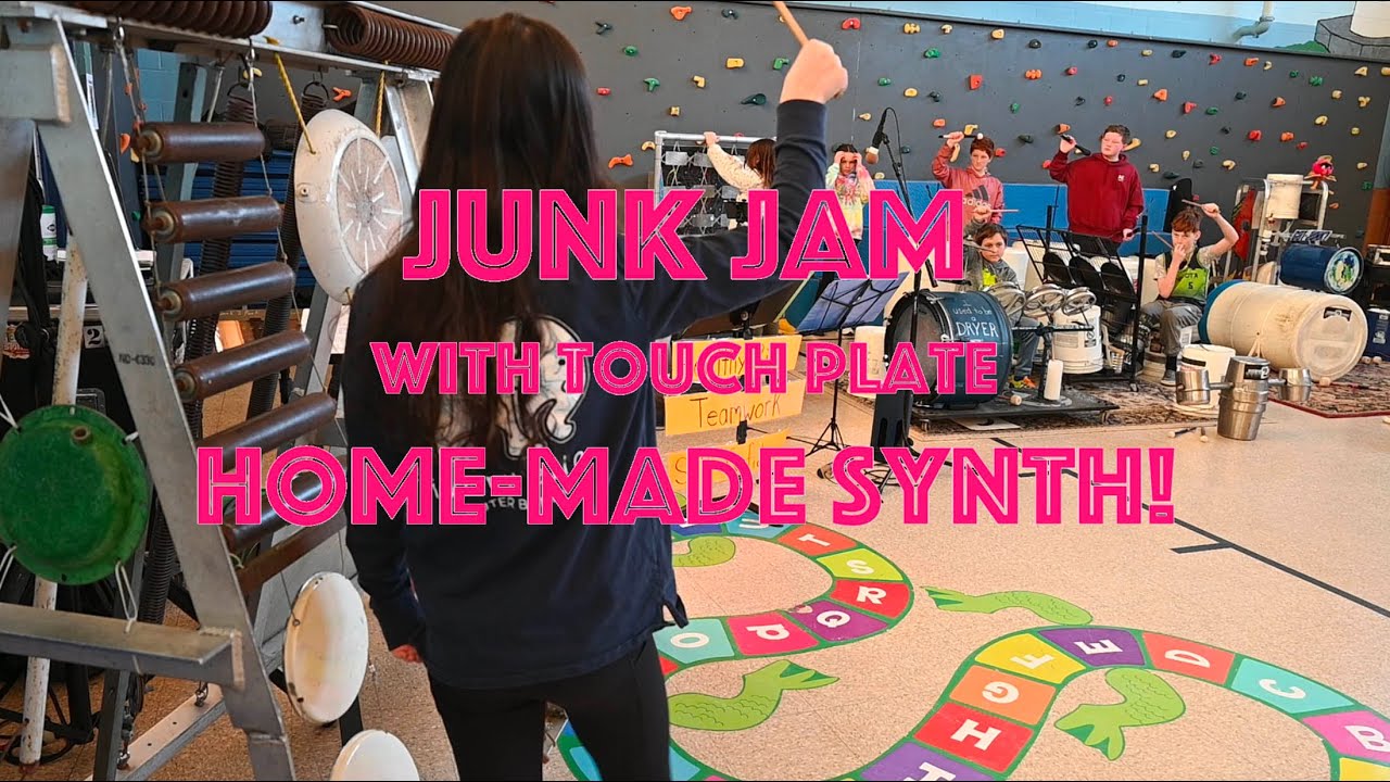 Junk Jam with Homemade Touch Plate Synth - YouTube