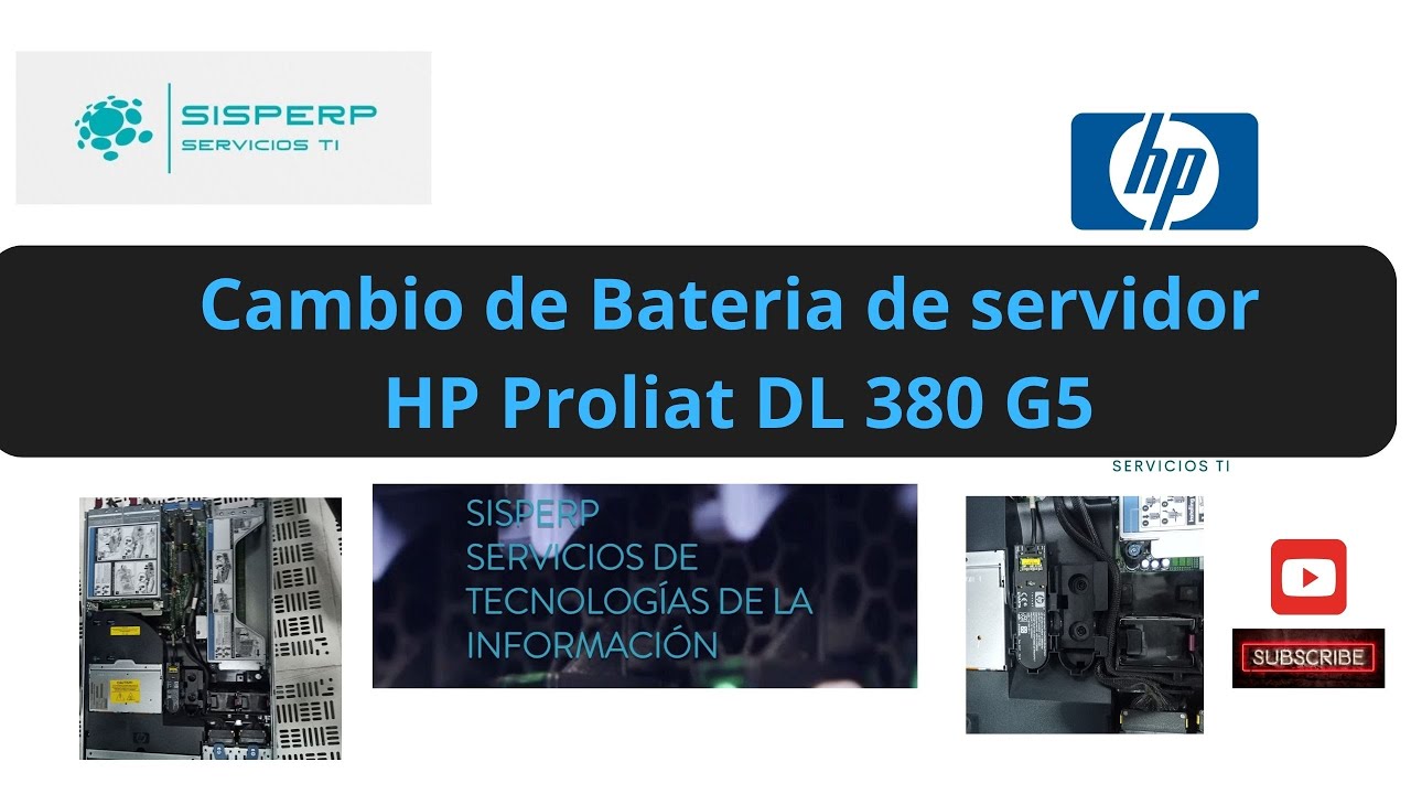 Cambio de batería Servidor HP Proliant DL380G5 - ⭐(HP 4.8V Ni-MH Raid Cotroller Baterry) - YouTube