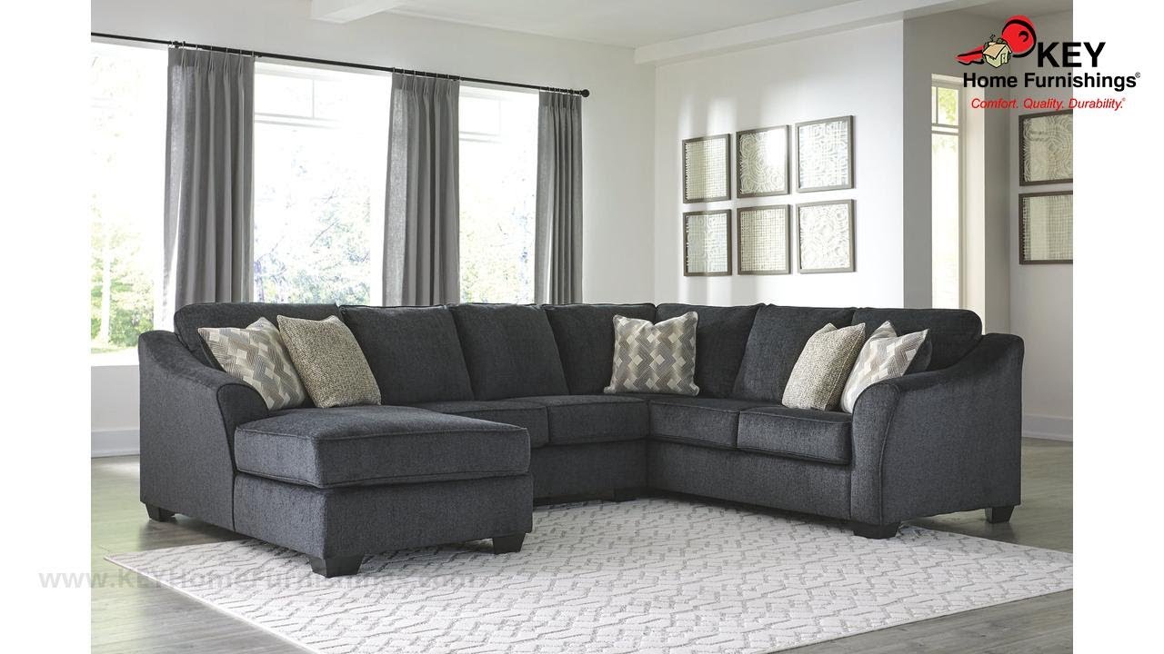 Ashley Eltmann 3 Piece Sectional With Chaise (APK-41303-3L) | KEY Home ...