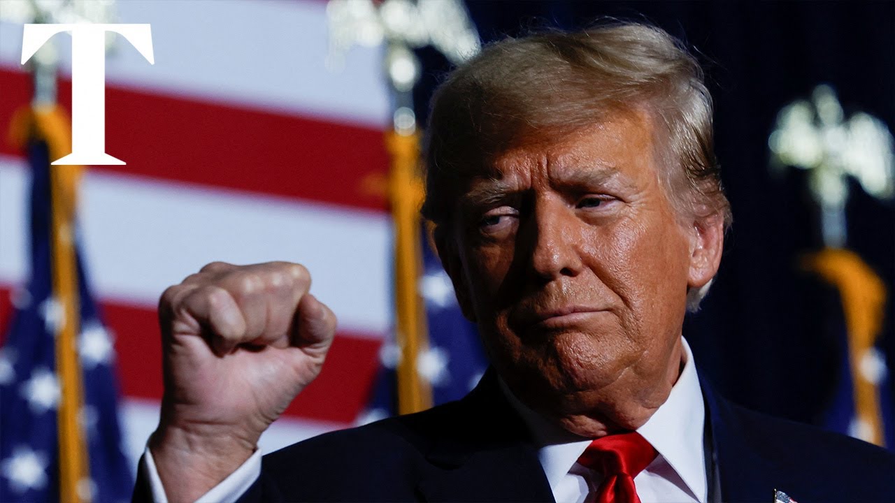 Donald Trump wins landslide victory in Iowa caucuses - YouTube