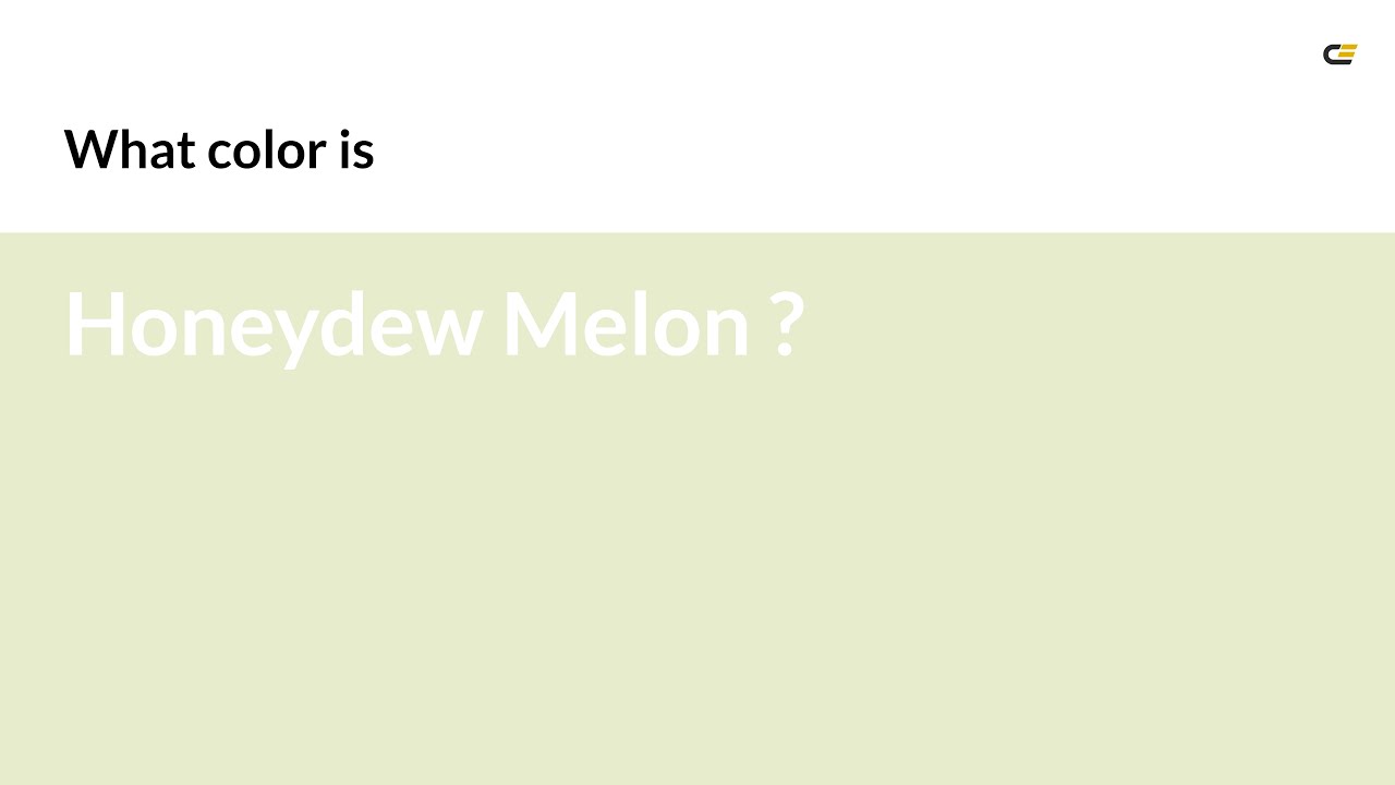 Honeydew Melon color #e6eccc hex color - Green color - Cool color ...