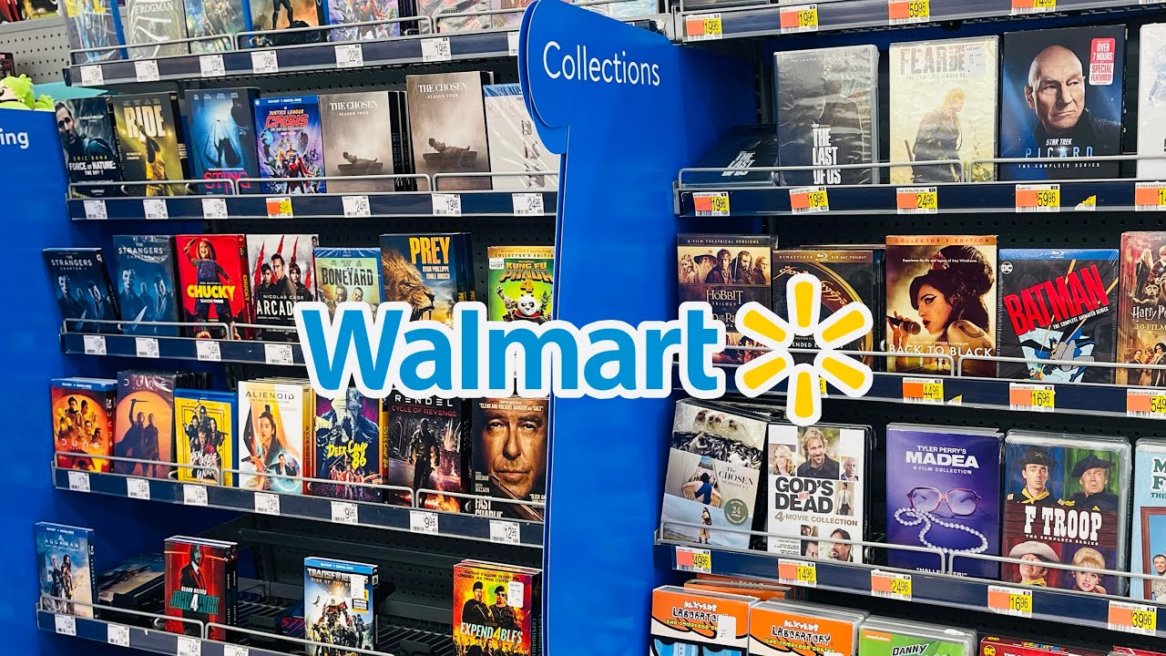 Walmart dvd hunt BLU ray movies 4K collection - YouTube