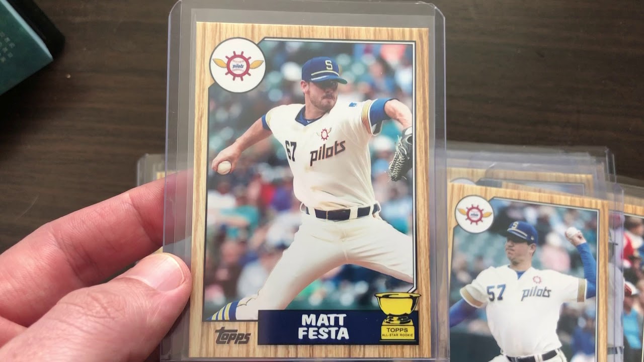 Custom Seattle Mariners / Seattle Pilots Throwback Cards - YouTube