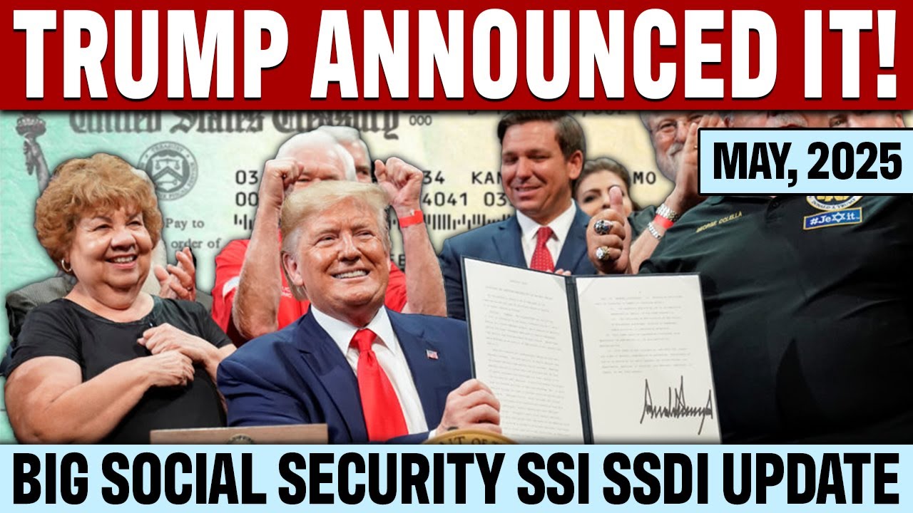 TRUMP Finally ANNOUNCED IT | Social Security BIG Update | SSA SSI SSDI ...