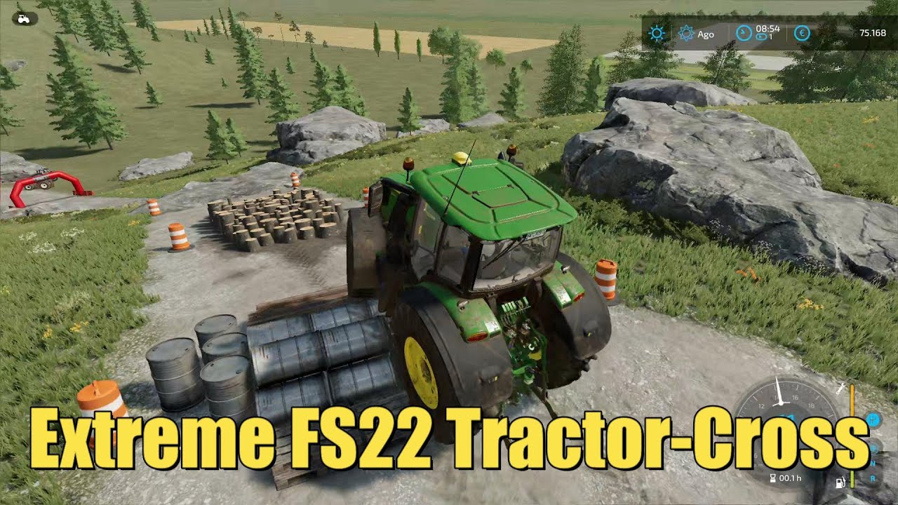 Extreme Farming Simulator 22 TractorCross / ASMR - YouTube