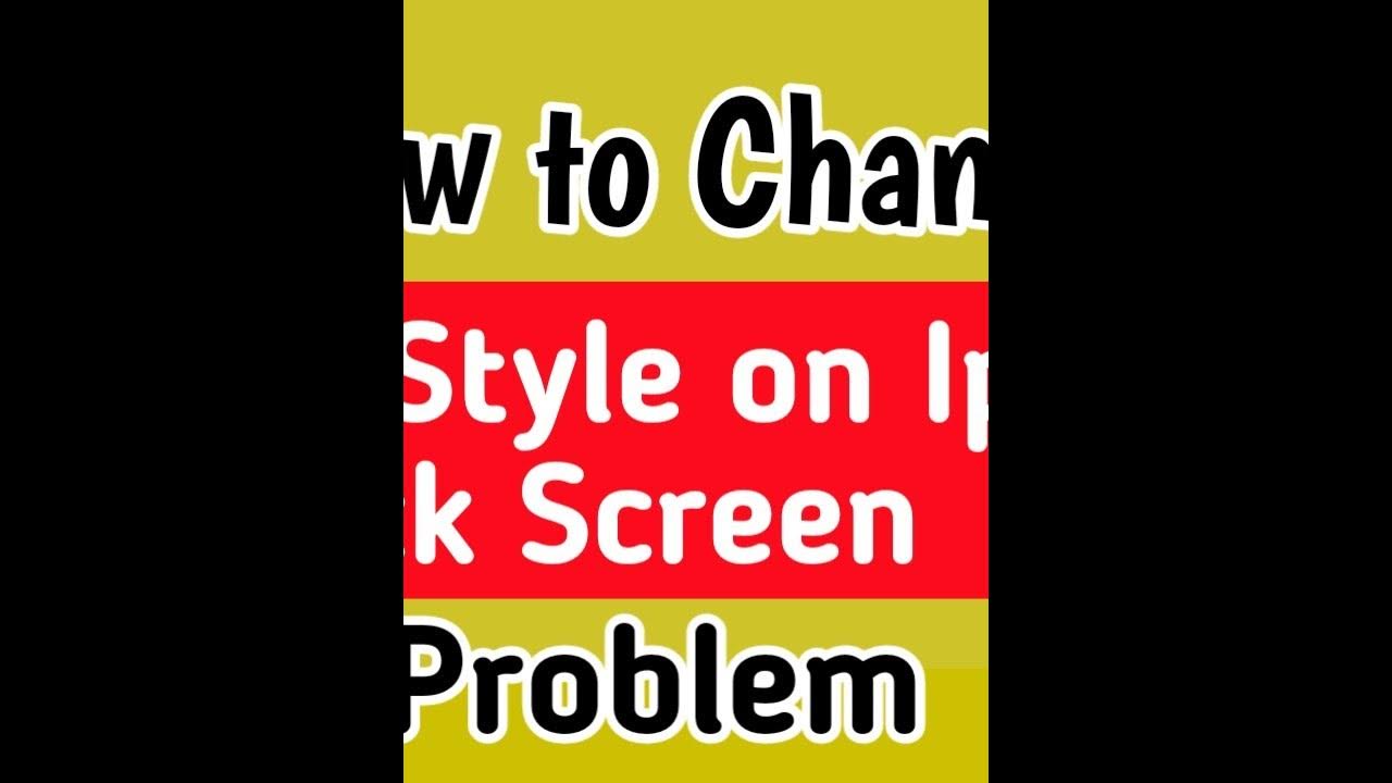 How To Change Clock Style On IPhone Lock Screen 2023 How To Change how-to-change-clock-style-on-iphone-lock-screen-2023-how-to-change