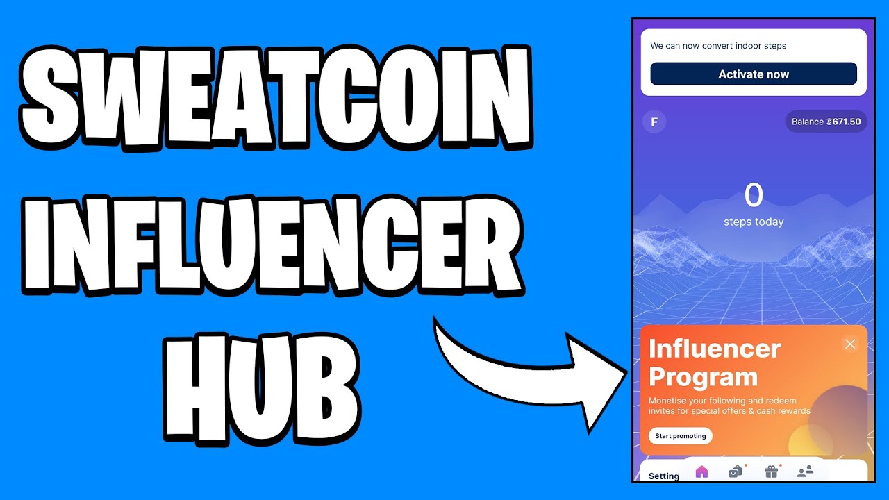 How To Unlock Influencer Hub In Sweatcoin | 2025 - YouTube
