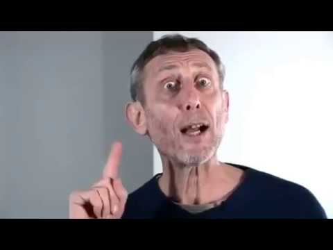 Michael Rosen's Hot food but every time he says Noice it speeds up ...