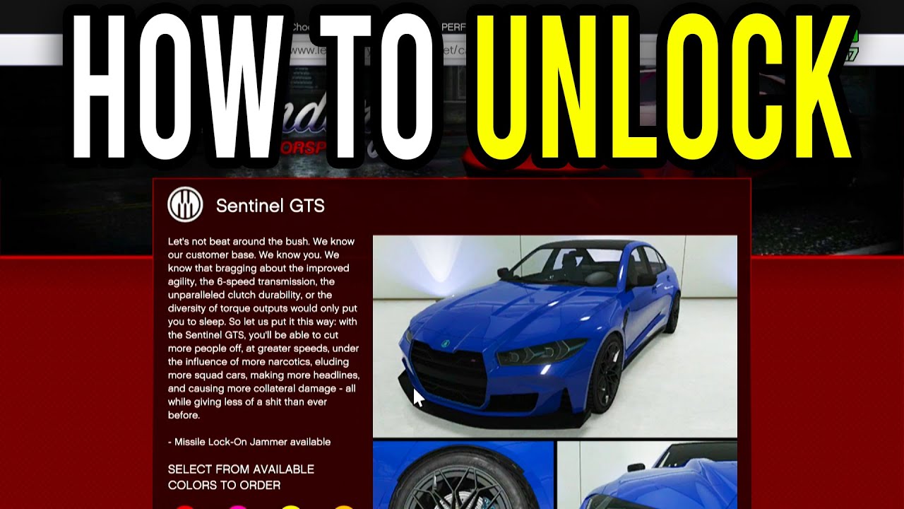 GTA 5 How To Unlock SENTINEL GTS Trade Price (Money Fronts Update ...