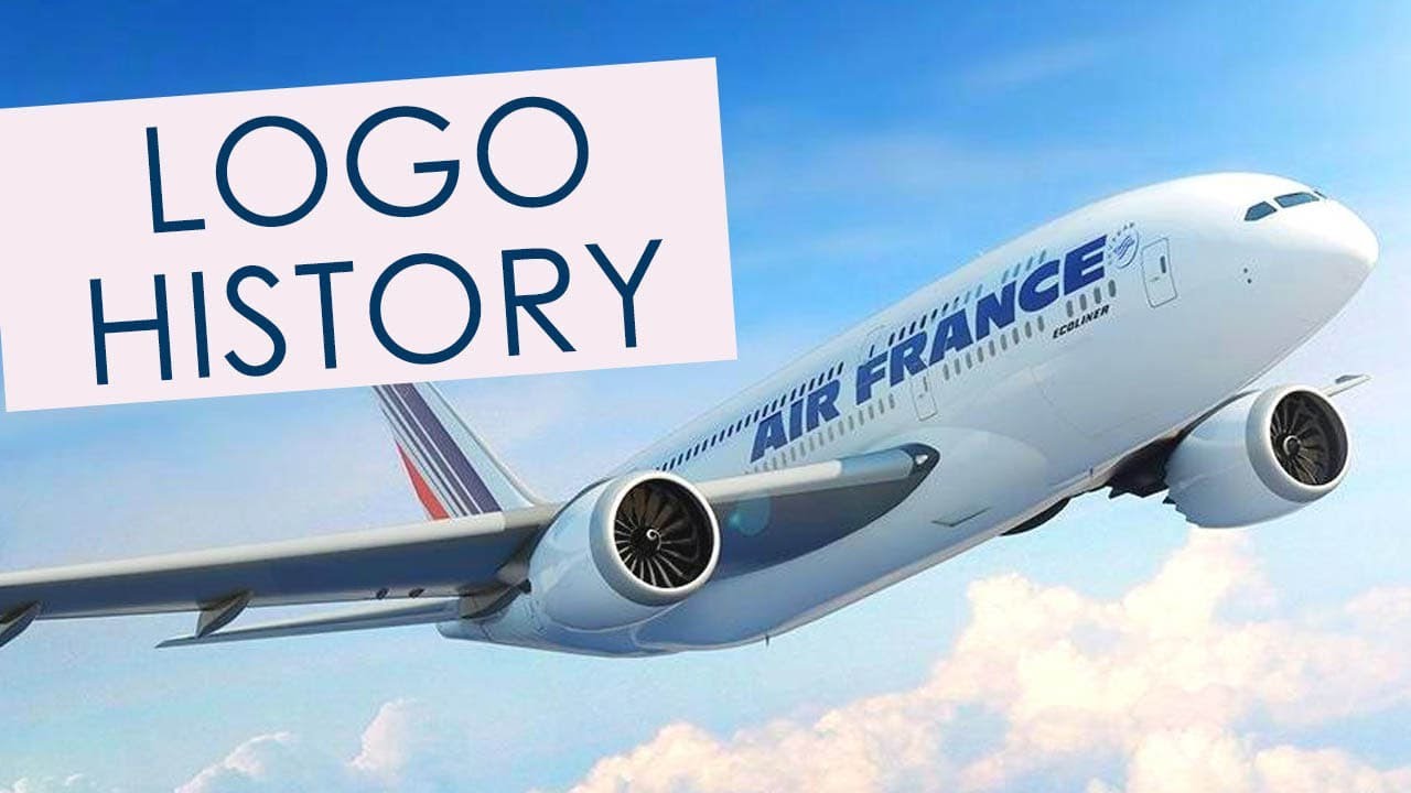 Air France logo, symbol | history and evolution - YouTube