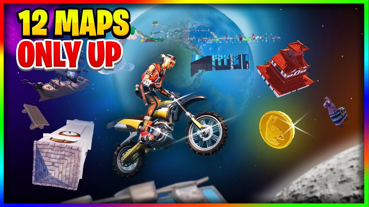 🥵best 12 ONLY UP maps in Fortnite Chapter 4! (Only down too) - ONLY UP ...
