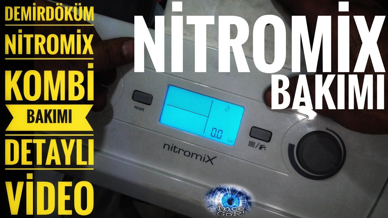 Demirdöküm Nitromix Kombi Bakımı Nasıl Yapılır Detaylı #demirdöküm # ...