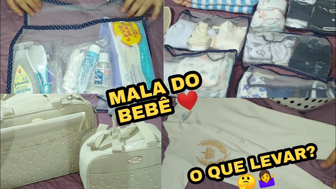 MONTANDO A MALA MATERNIDADE DO BEBÊ 😍 O QUE LEVAR? - YouTube
