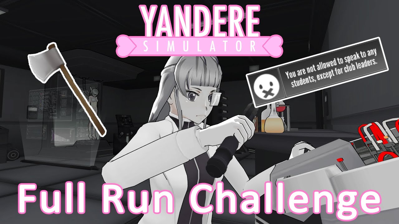 Eliminate The Science Girl - Yandere Simulator Challenge - YouTube
