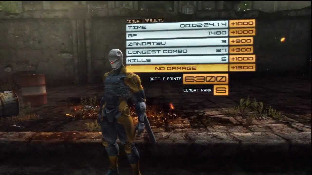 Metal Gear Rising Revengeance: Gray Fox VS Blade Wolf - YouTube