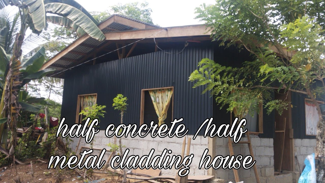 half concrete /half metal cladding (24×26) dreamhouse #dipatapos #house ...